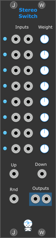 VCV Library - JW-Modules Stereo Switch